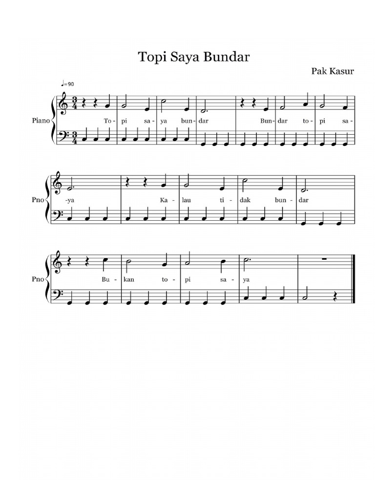 Topi Saya Bundar | PDF