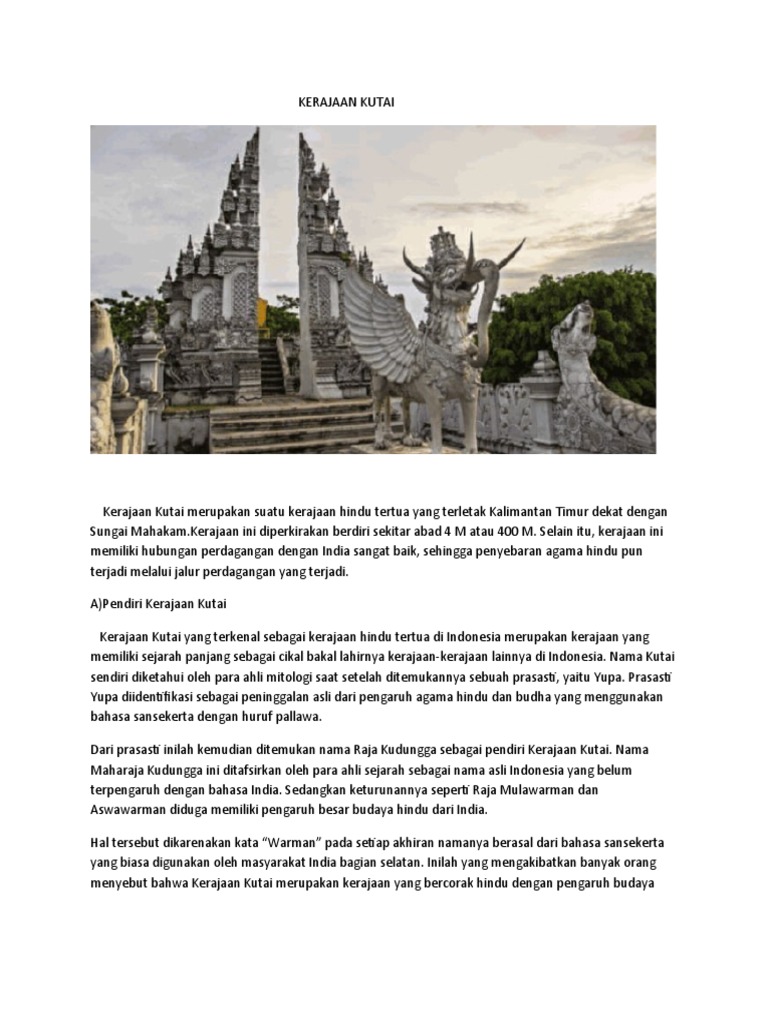 Kerajaan Kutai-WPS Office | PDF | Sejarah