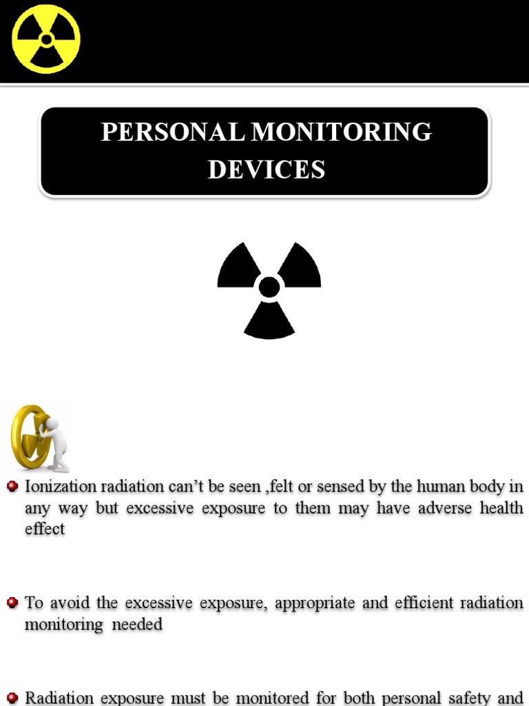 Personal Monitoring Devices Overview | PDF | Ionizing Radiation ...