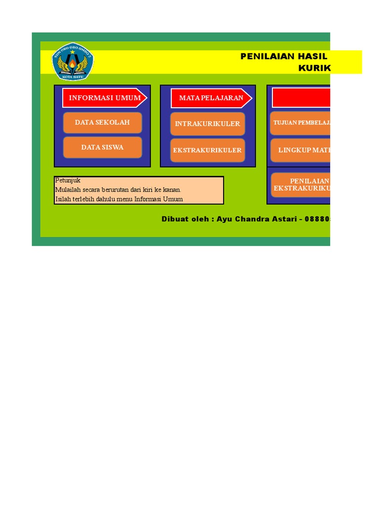Rapor Ikm Kelas X TKJT SMSTR 1 | PDF