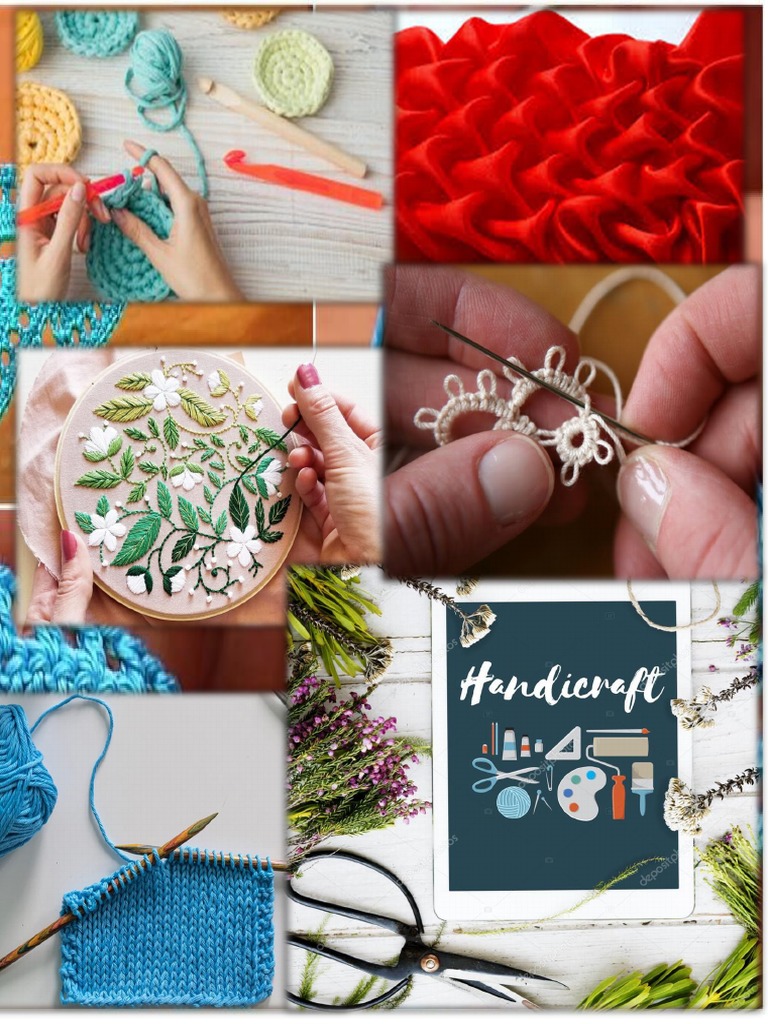 Handicraft Techniques and Crochet Basics | PDF | Quilting | Crochet