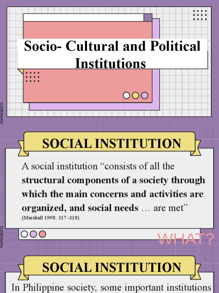 Social Institution (Family) | PDF | Marriage | Family
