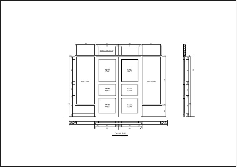 Spesifikasi Panel Kayu dan Kaca | PDF
