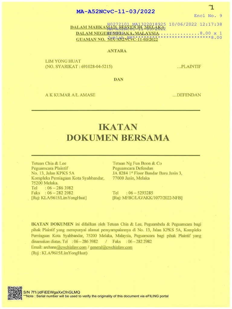 9615 Ikatan Dokumen Bersama +@002 | PDF | Numbers | Encodings