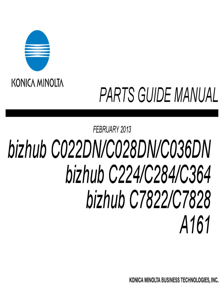 Bizhub C364 C284 C224 PM | PDF