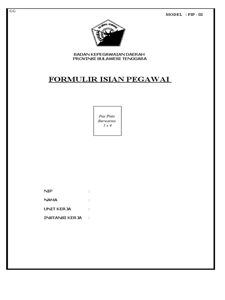 Formulir Isian Pegawai Kosong | PDF