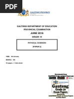 NSC Physical Sciences Grade 12 May June 2024 P1 and Memo | PDF | Force ...