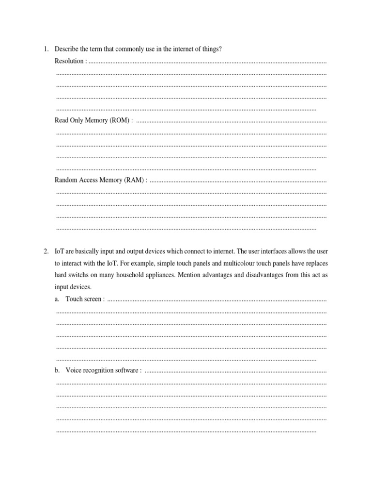 Grade 7 Excercise | PDF | Internet Of Things | Internet