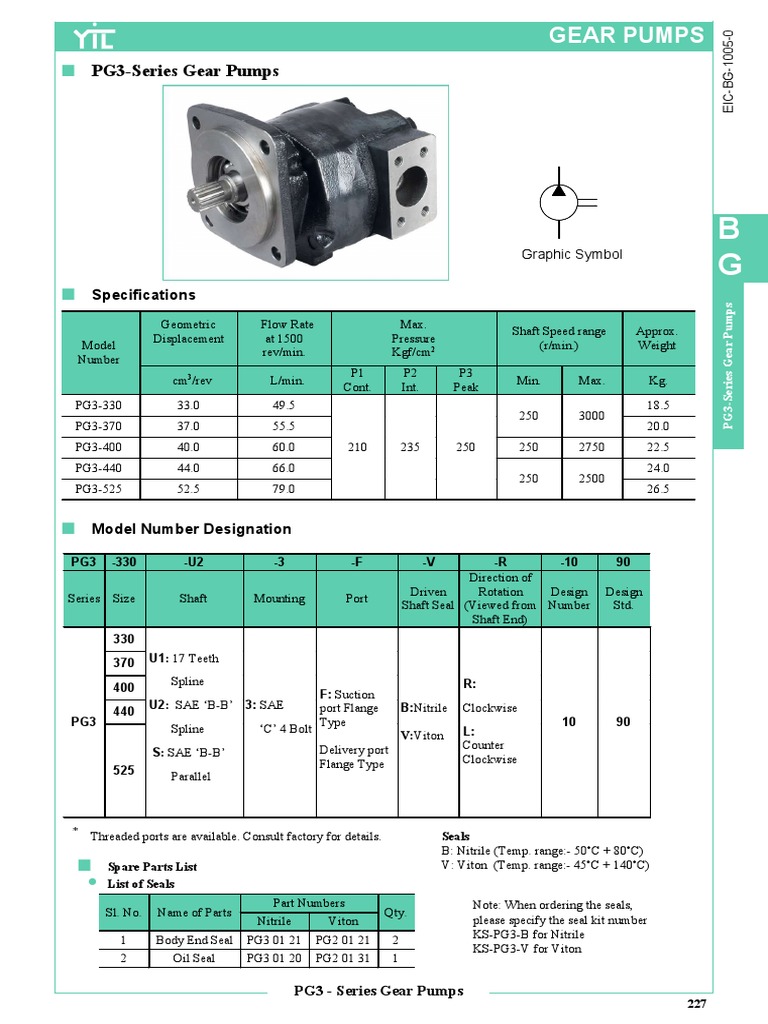 PG3 Series | PDF | Pump | Chemical Engineering