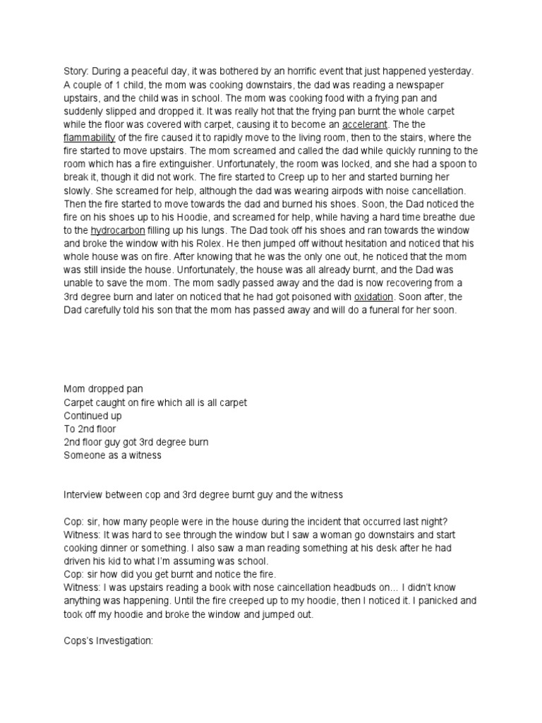 Script For Forensics | PDF | Fires