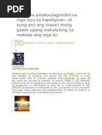 Mga Solusyon para Sa Deforestation | PDF
