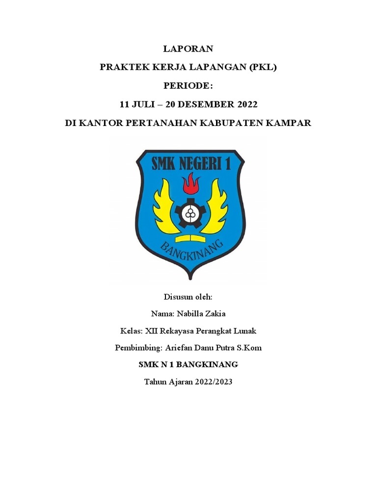 Laporan PKL | PDF