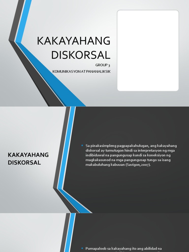 Kakayahang Diskorsal | PDF