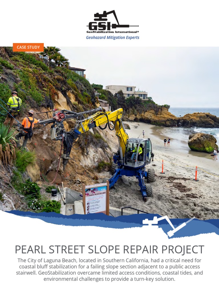 Laguna Beach - Pearl Street - Case Study | PDF | Beach | Geotechnical ...