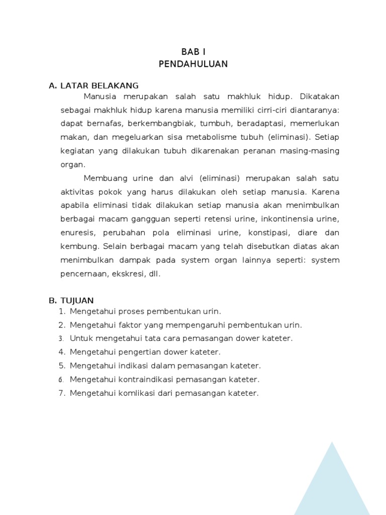Makalah Dower Kateter | PDF | Kesehatan Holistik