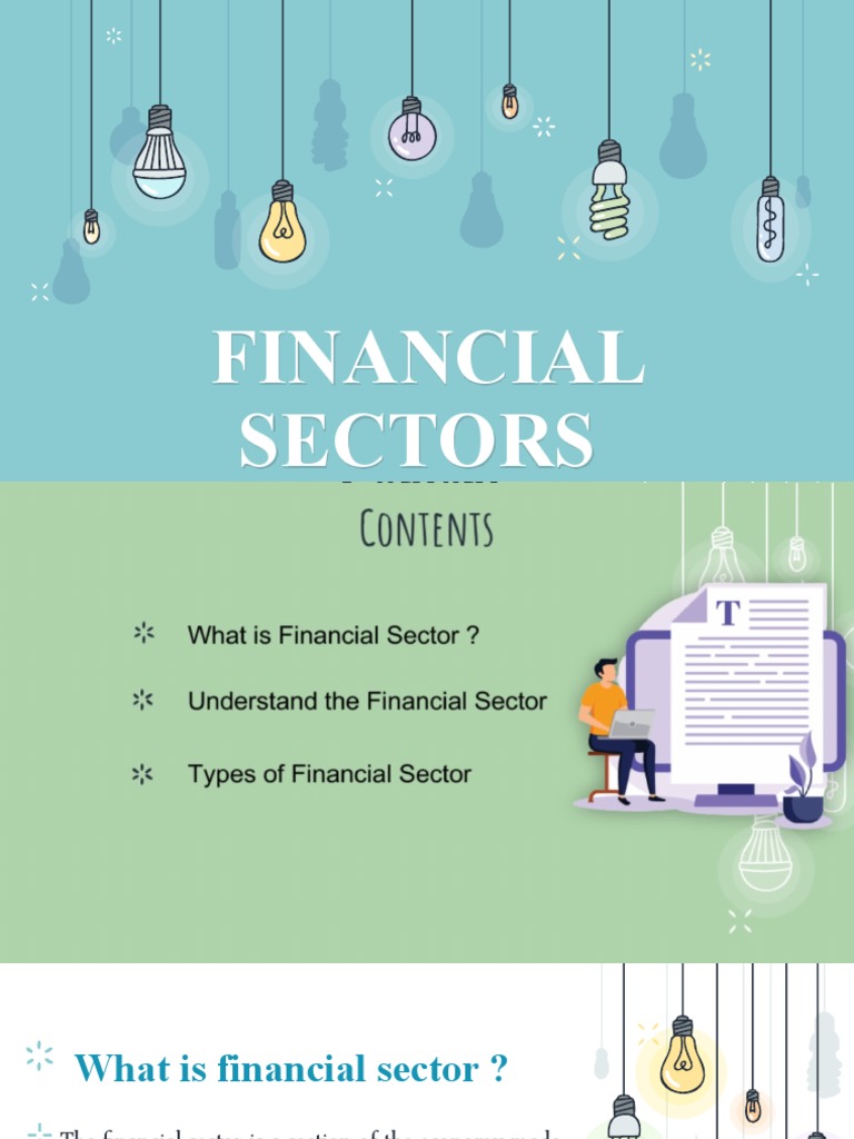 Presentation On Financial Sectors | PDF | Investment Fund | Insurance