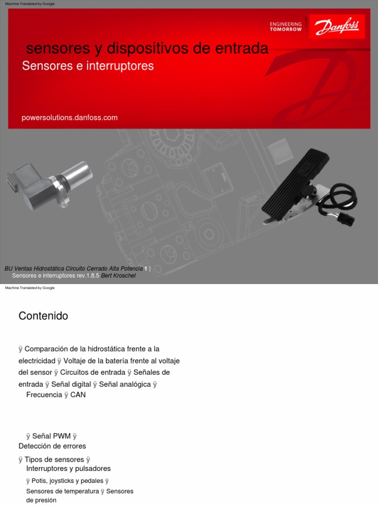 07 Sensors and Switches Rev Danfoss - 1.8.5 - e | PDF | Ingenieria ...