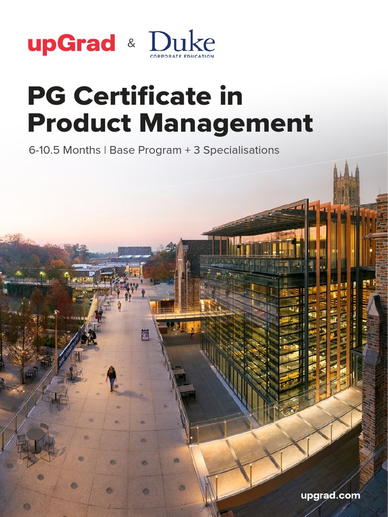 Duke PG Certificate in Product Management | PDF | Expert | Artificial ...