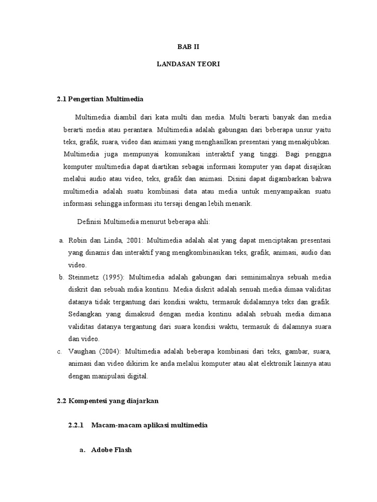 Definisi dan Aplikasi Multimedia | PDF | Seni | Komputer