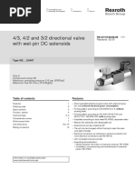 Rexroth 4we10 Data Sheet PDF | PDF | Rectifier | Valve