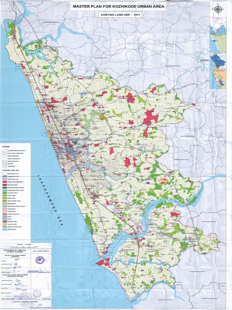 Kozhikode Corporation Existing Land Use | PDF