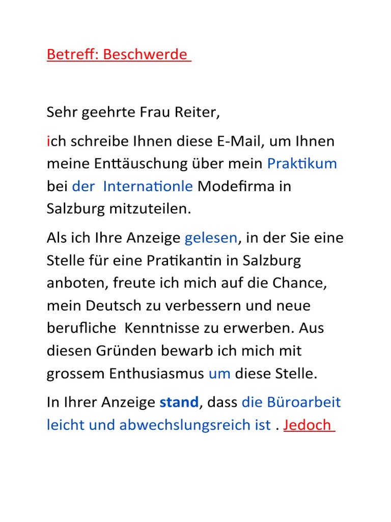 B2 ÖSD Schreiben Und Sprechen April 2022 | PDF