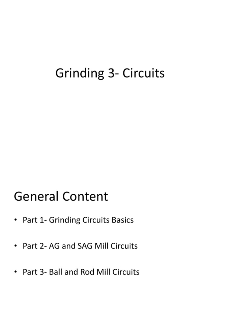 Grinding Circuit Types & Efficiency | PDF