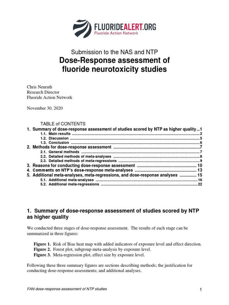 Neurath 2020-11-30 FAN F Neurotox Dose-Response Assessment, NTP Studies ...