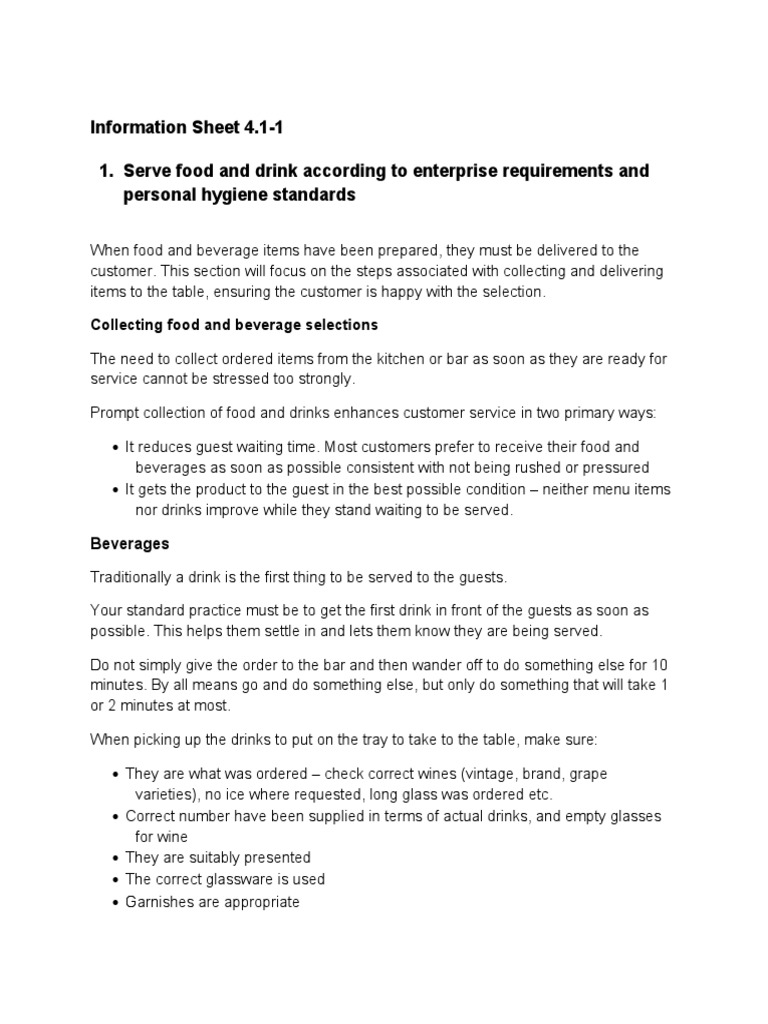 Fine Dining Service Techniques | PDF | Tableware | Waiting Staff