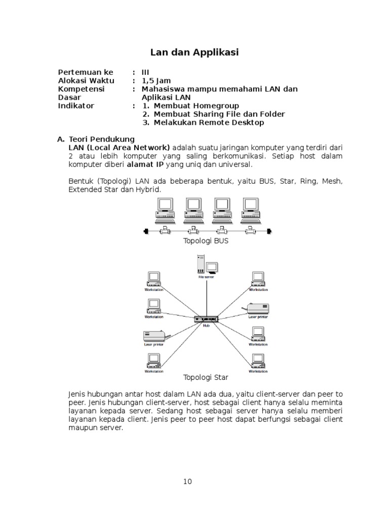 Praktikum Komdat Jarkom 3 Lan Dan Aplikasi Pdf 7672