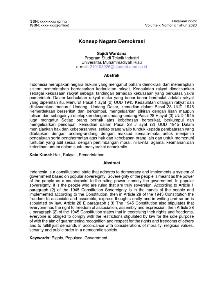 Jurnal Pancasila Sajid 2 | PDF