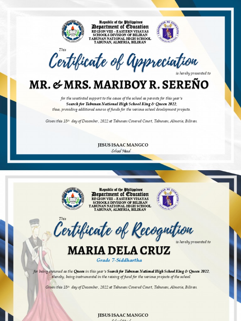 Certificate of Appreciation | PDF