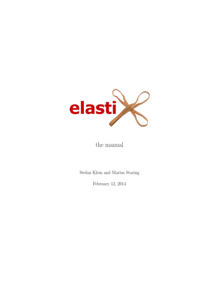 Elastix Manual v4.7 | PDF | Euclidean Vector | 2 D Computer Graphics