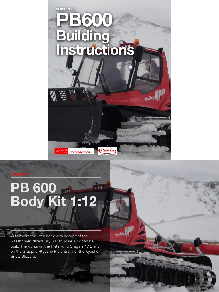 PB600 Building Instructions PDF - at Modellbau | PDF | Mirror | Soldering