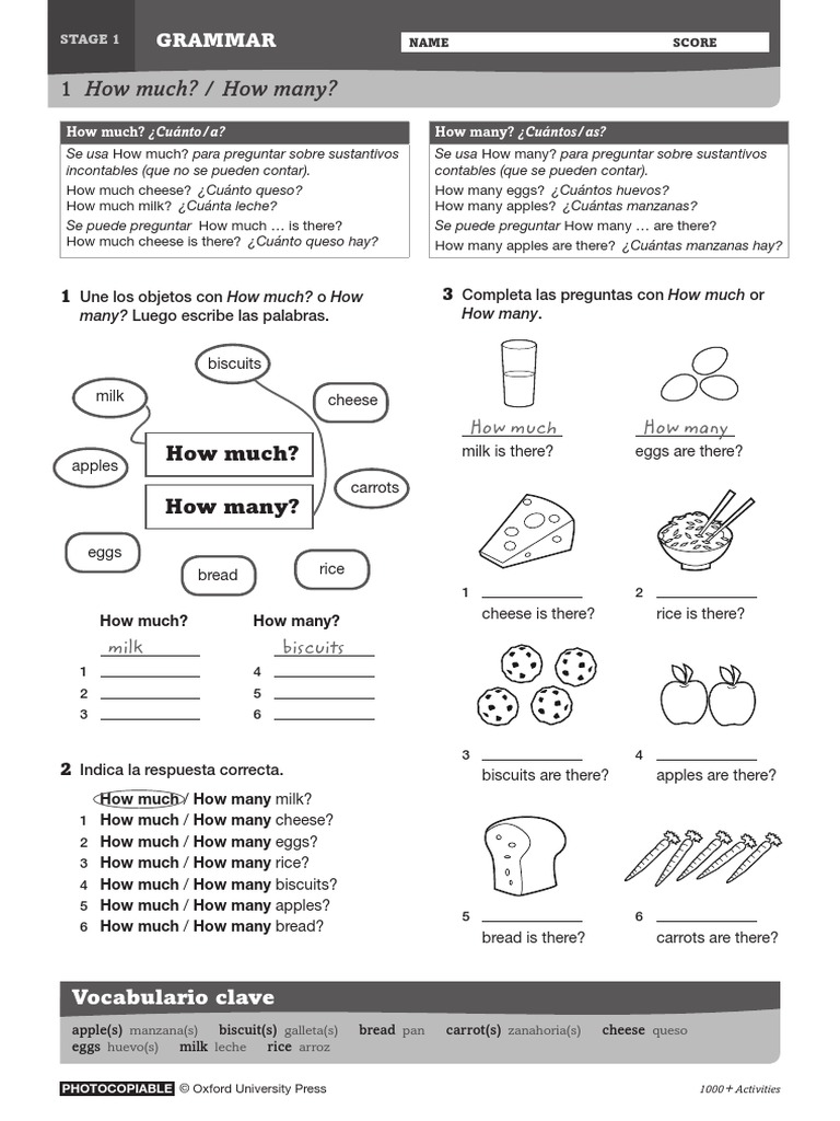 88 1 How Much - How Many | PDF