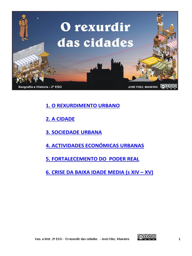 Tema 3. O Rexurdir Das Cidades | PDF