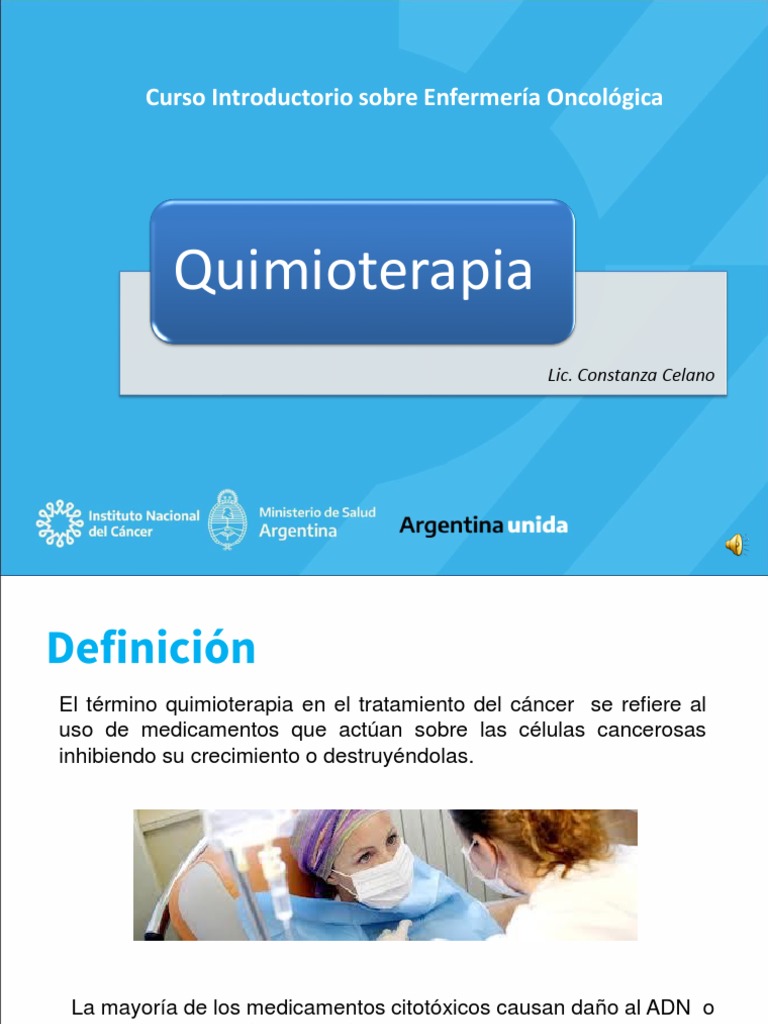 Quimioterapia: Fundamentos y Premedicación | PDF | Quimioterapia | Cáncer