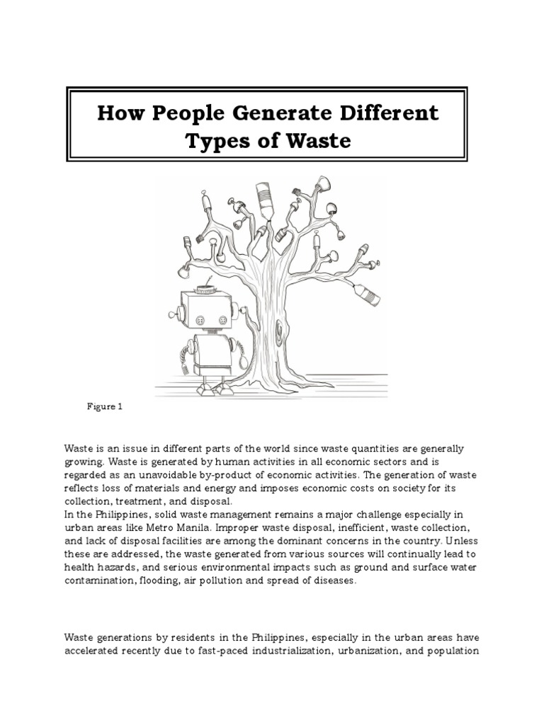 Notes How Generate Waste | PDF | Waste Management | Waste