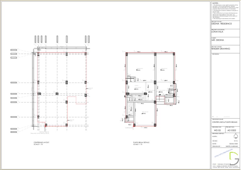 Center Line & Plinth Beam | Download Free PDF | Chess