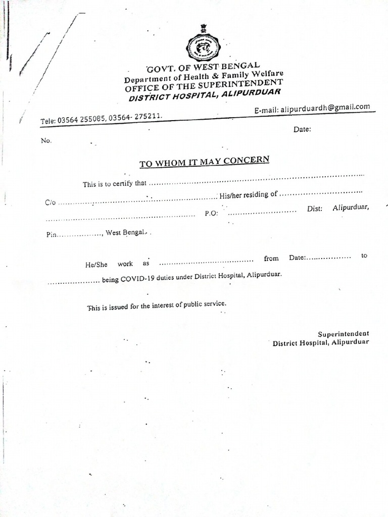 Discharge Paper | PDF