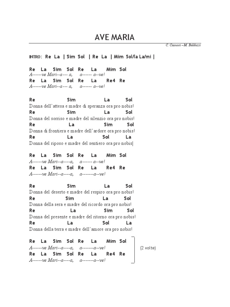 Ave Maria Ora Pro Nobis | PDF