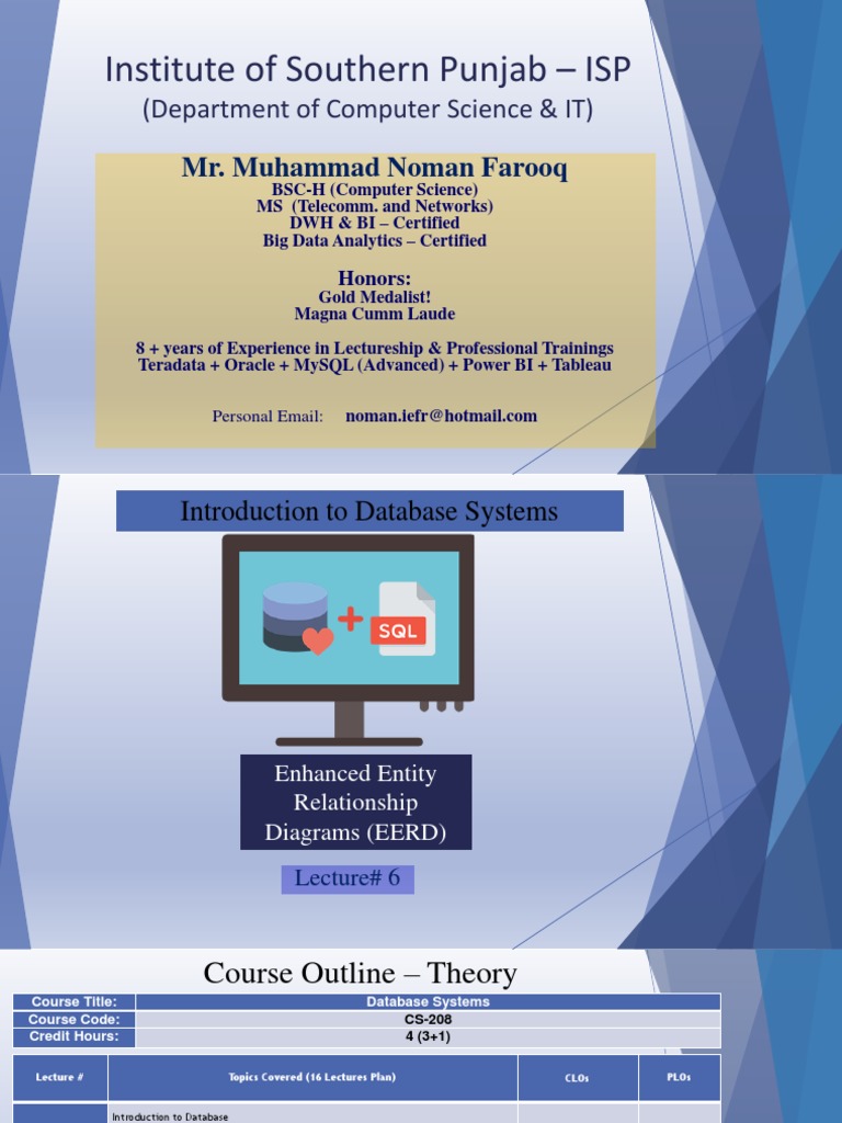 IDS Lecture 6 (Complete) | PDF | Sql | Relational Model