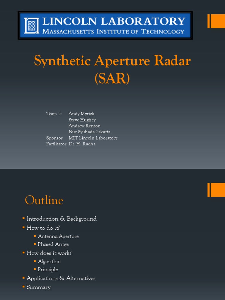 Synthetic Aperture Radar (SAR) | PDF | Radar | Antenna (Radio)