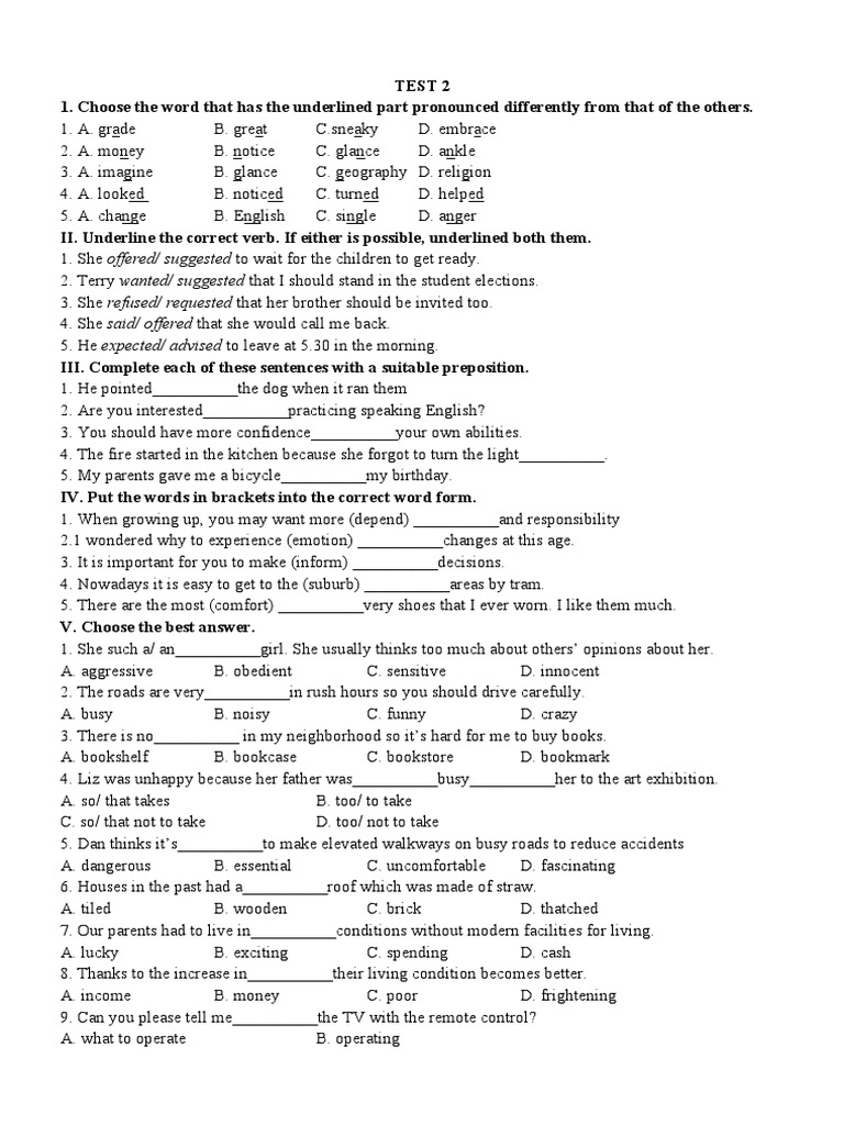 Test 2 | PDF | Vietnam | Hanoi