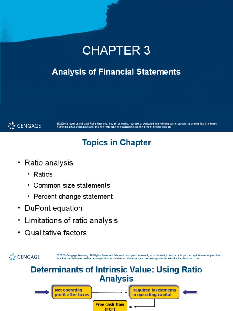 Ch03 PPT | PDF | Price–Earnings Ratio | Balance Sheet