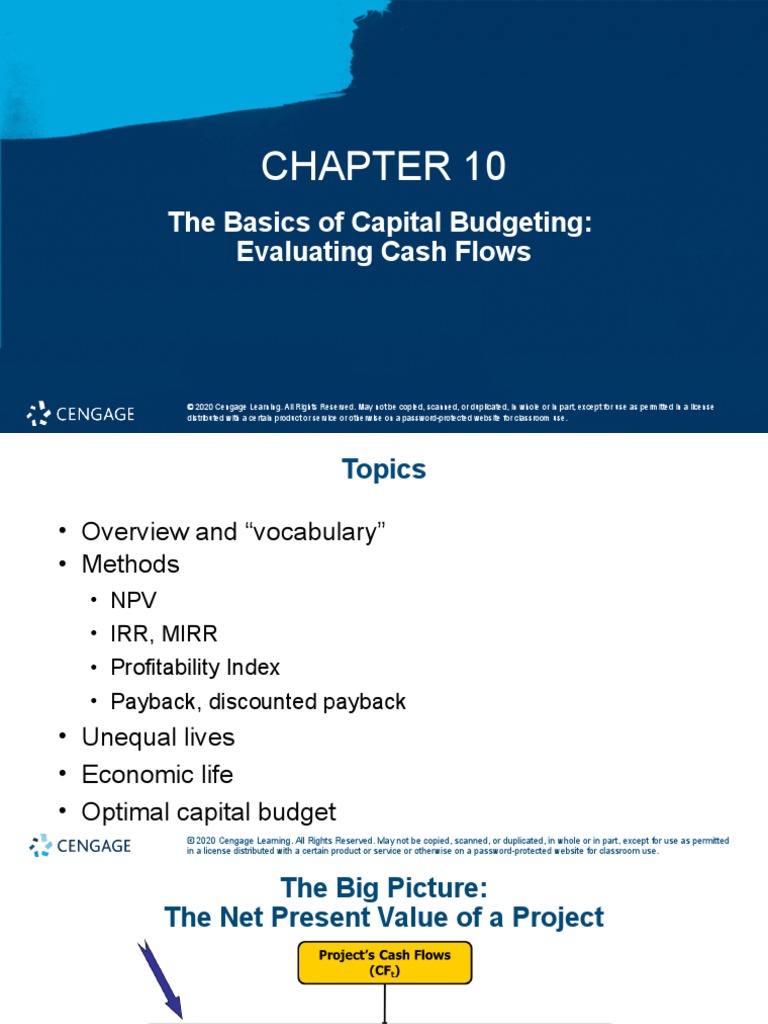 Ch10 PPT | PDF | Capital Budgeting | Net Present Value