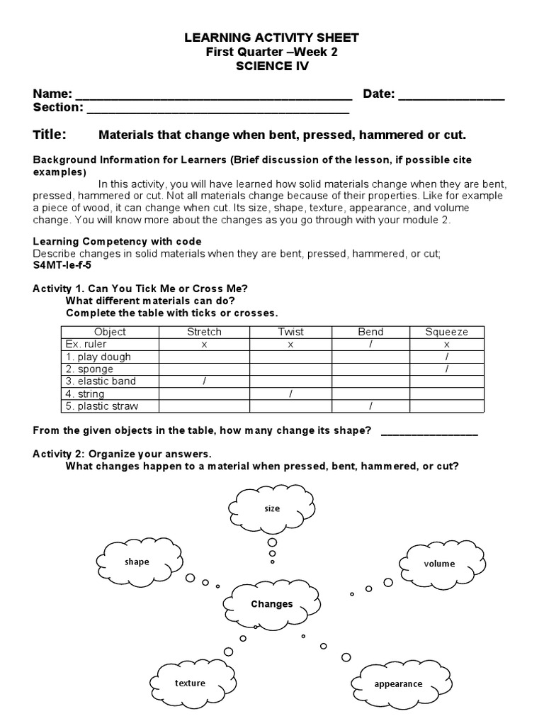 LAS Science Week 2 | PDF LAS Science Week 2 | PDF