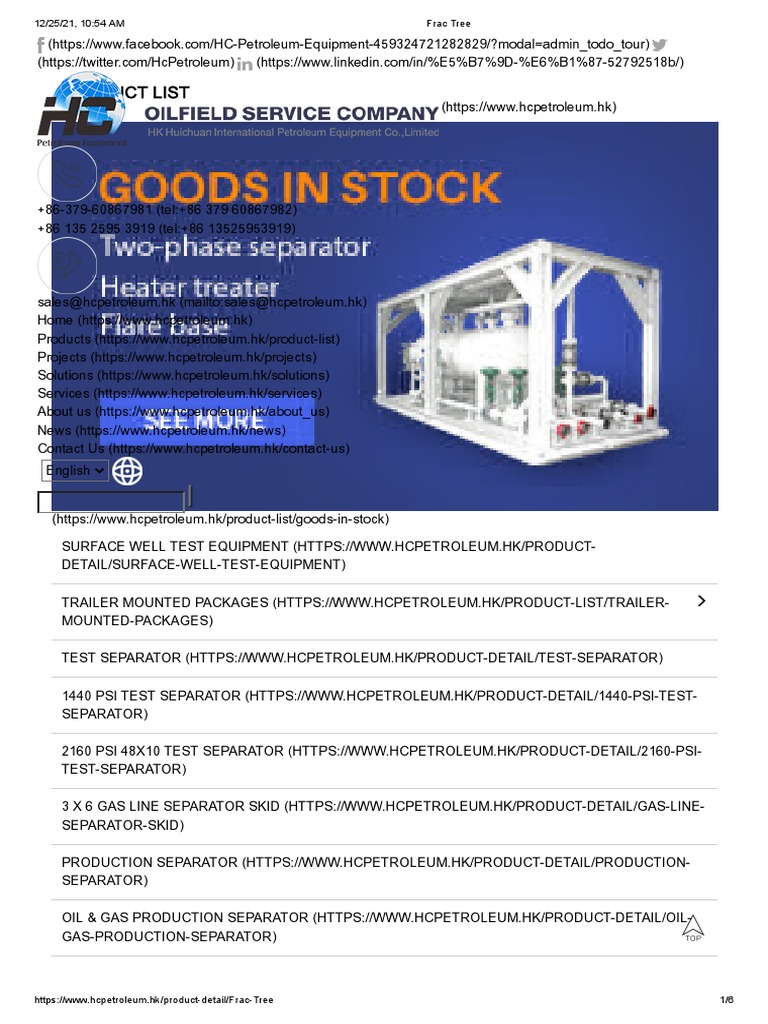 Frac Tree | Download Free PDF | Gases | Energy Technology