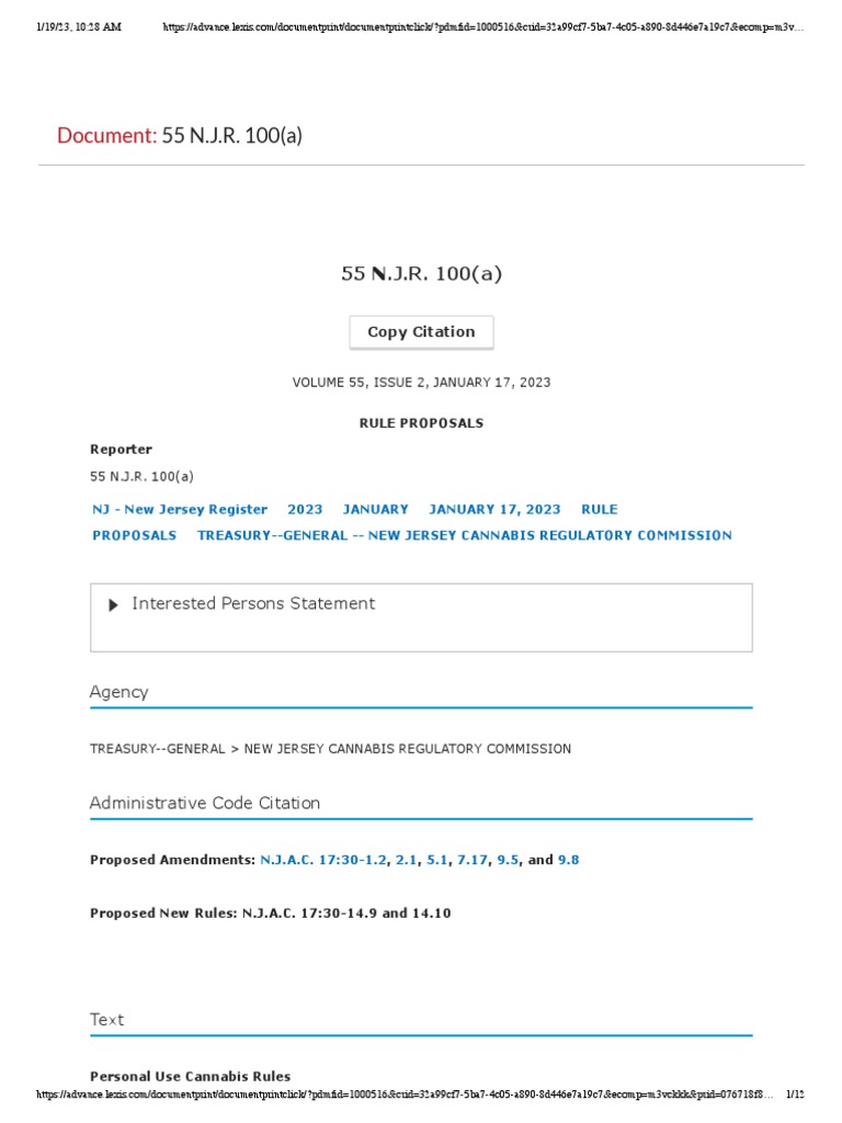 Proposed Rules For Cannabis-Consumption Areas | PDF | Cannabis (Drug ...