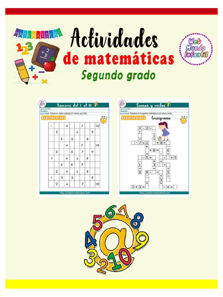 Actividades de Matemática para Segundo Grado | PDF